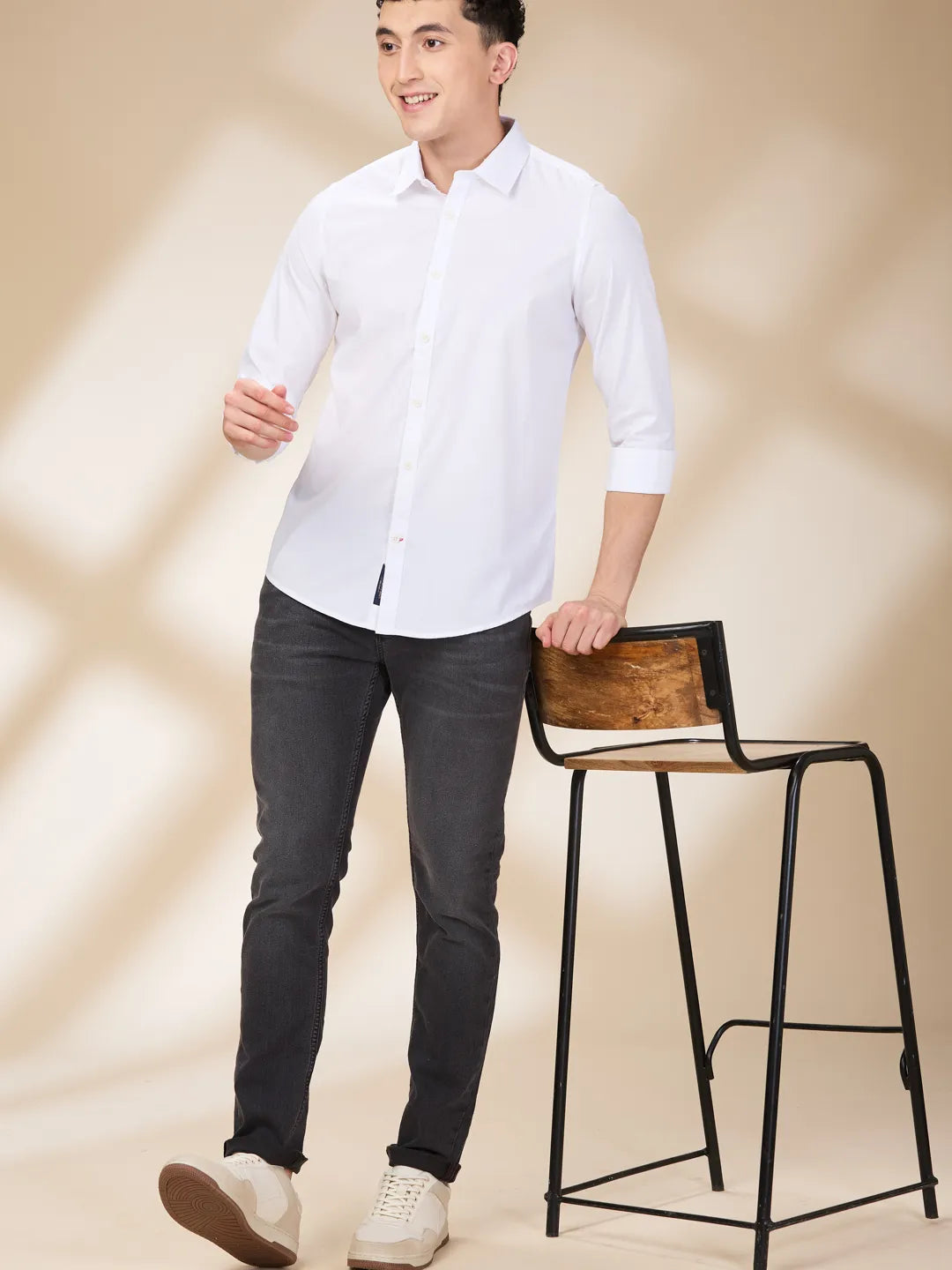 Being Human Mens-Top Shirts White