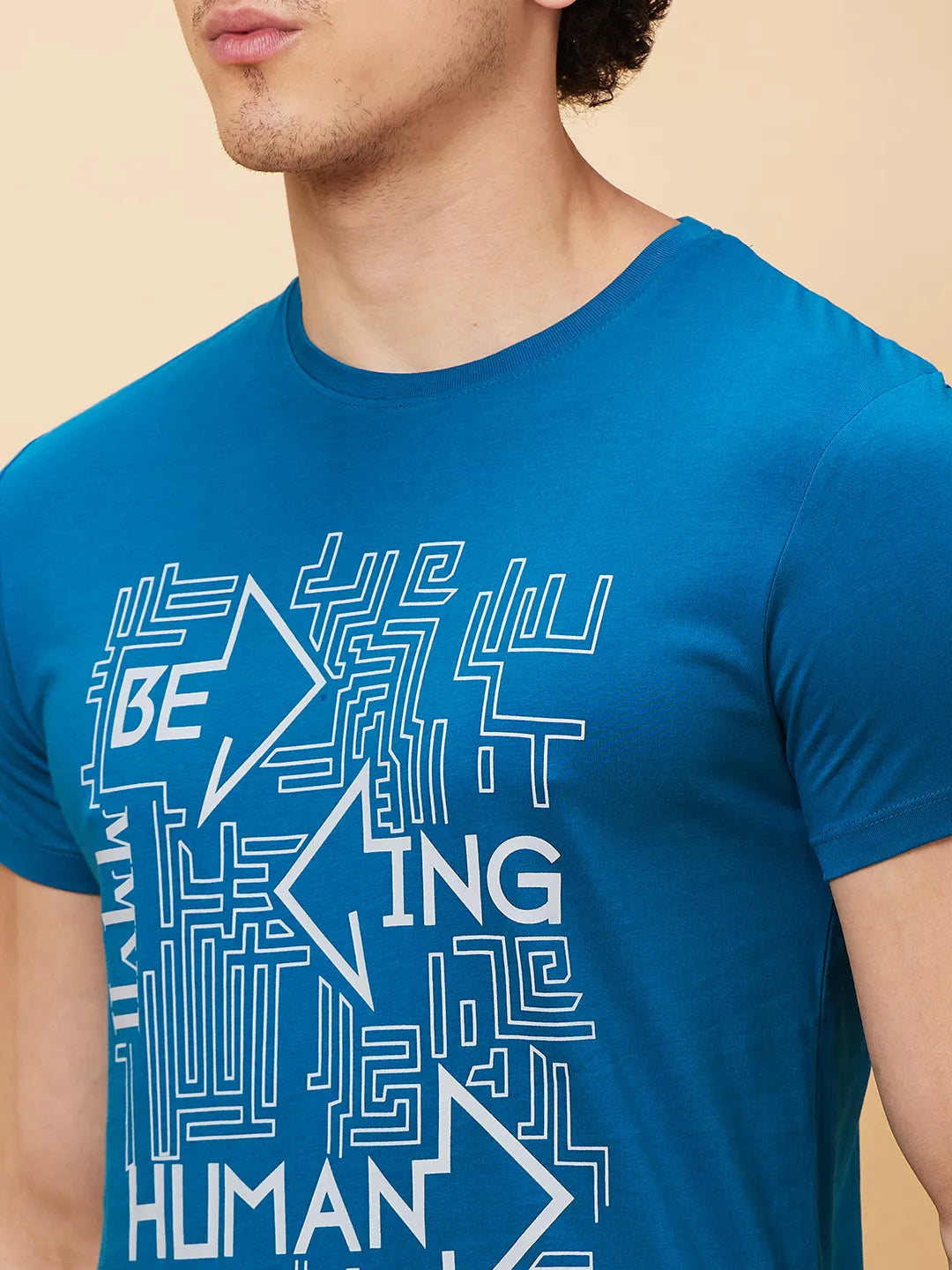 Being Human Men T-Shirts-Teal